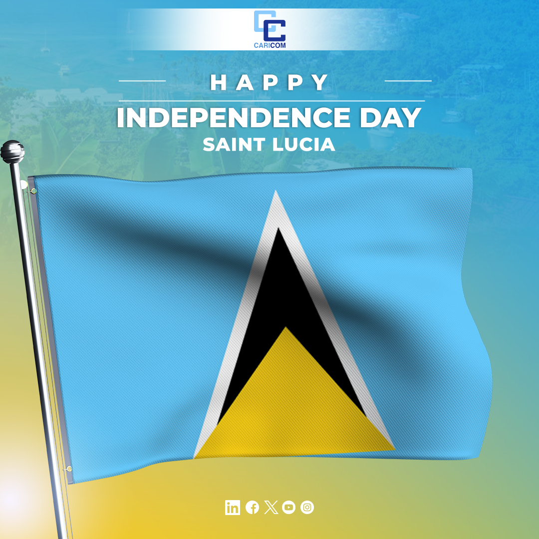 CARICOM SG congratulates Saint Lucia as the country celebrates 46th ...